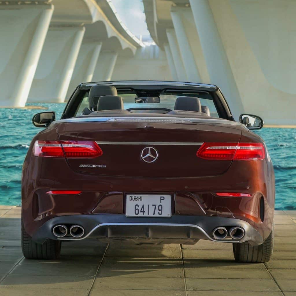 Mercedes E450 Convertible Red - Turboplus