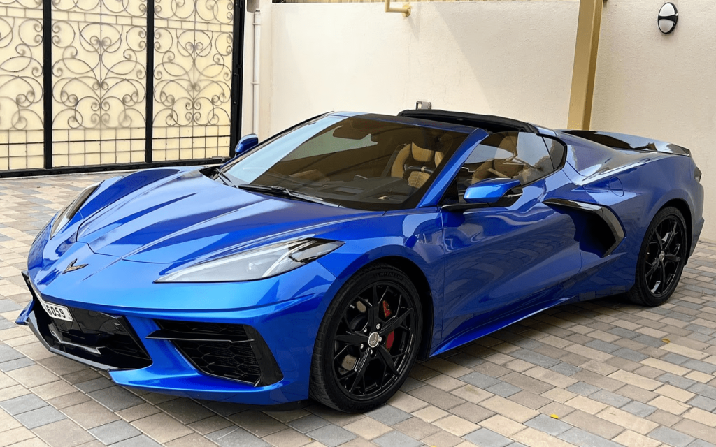 Rent Chevrolet Corvette (Blue), 2021 in Dubai - Turboplus