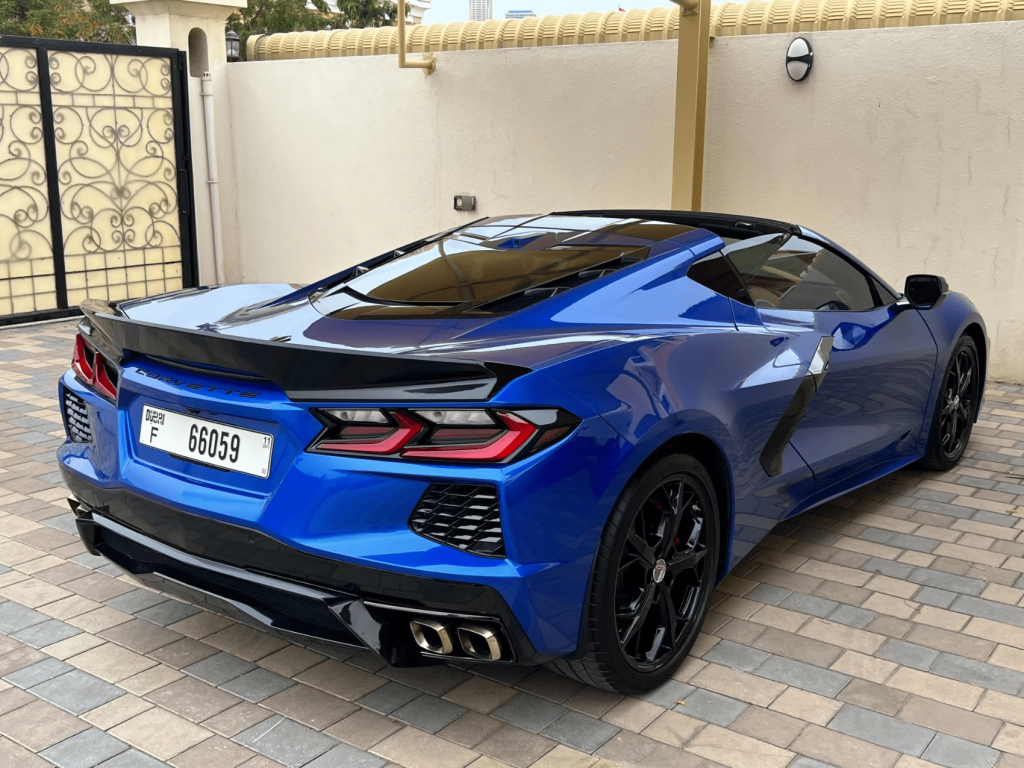 Rent Chevrolet Corvette (Blue), 2021 in Dubai - Turboplus