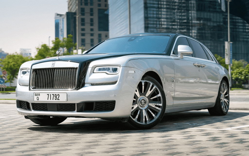 Rent Rolls Royce Ghost (Silver), 2019 in Dubai - Turboplus
