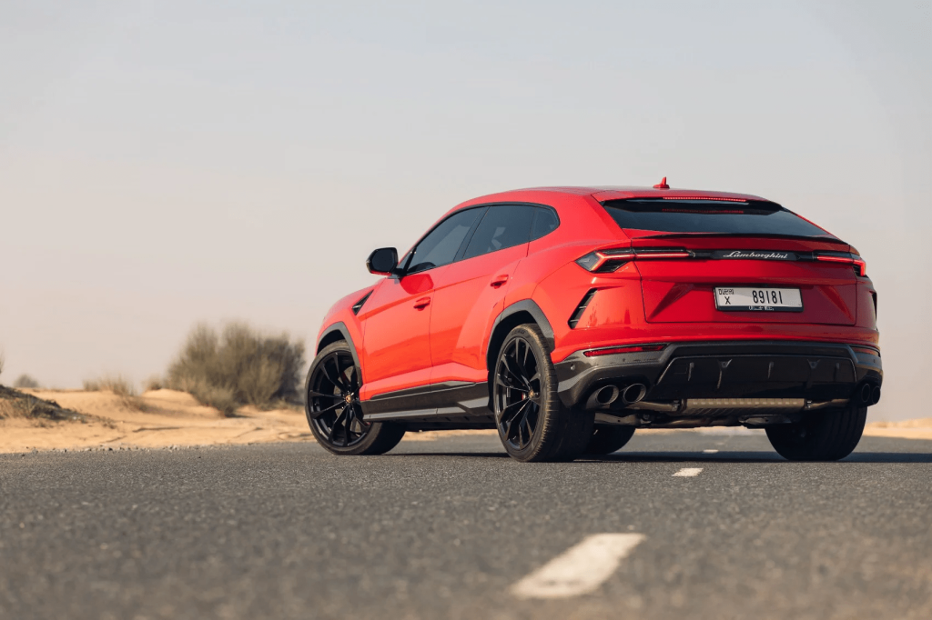 Rent Lamborghini Urus (Red), 2022 in Dubai - Turboplus